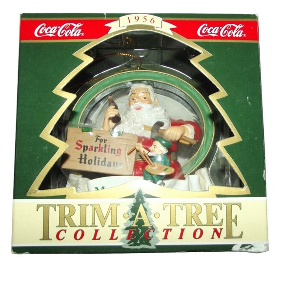 Coca Cola | Holiday | Cocacola 995 Trim A Tree Sparkling Holidays Santa ...
